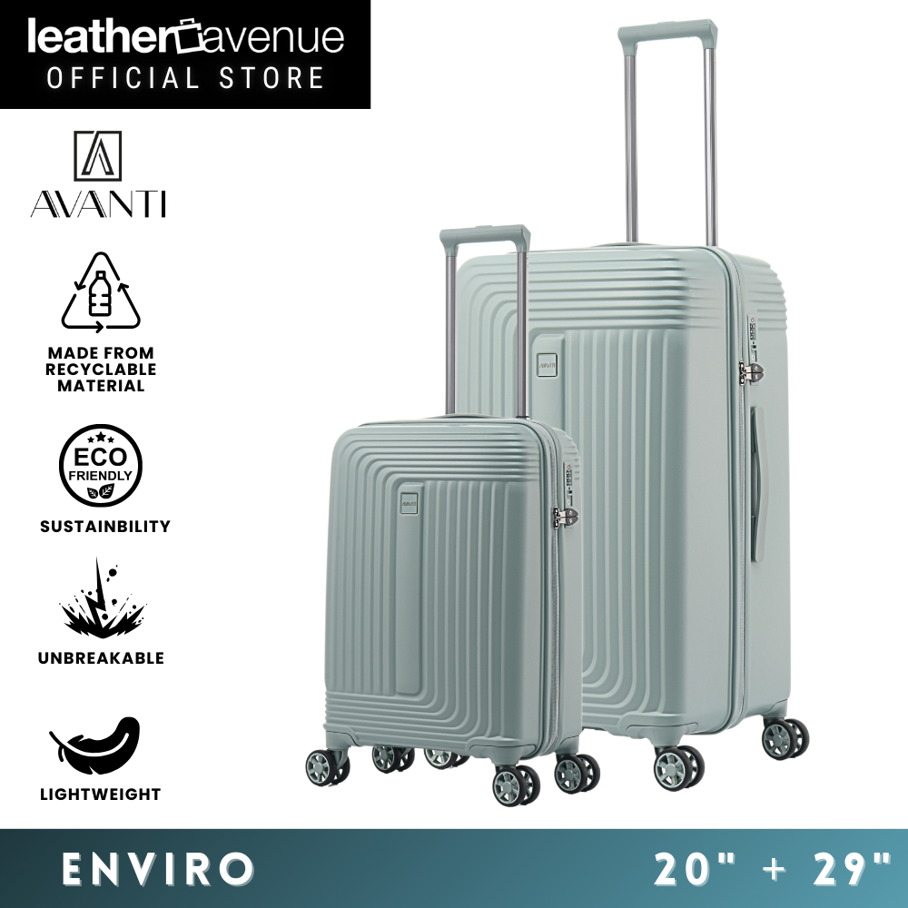 AVANTI ENVIRO 2-in-1 Luggage Set【20” + 29”】 – Eco-Friendly, Unbreakable ...