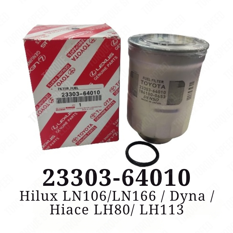 Toyota Fuel Filter Diesel 23303-64010 HIlux LN106 LN166 Hiace LH80 ...