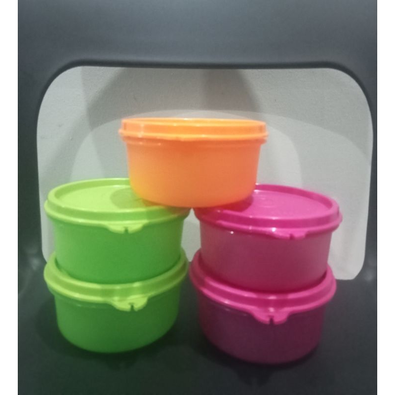 Tupperware Preloved Small Round Container 190ml (5pcs) | Shopee Malaysia