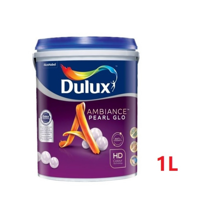 MKR 1L Dulux Ambiance Pearl Glo (Interior Paint) Mid Sheen Finishing ...
