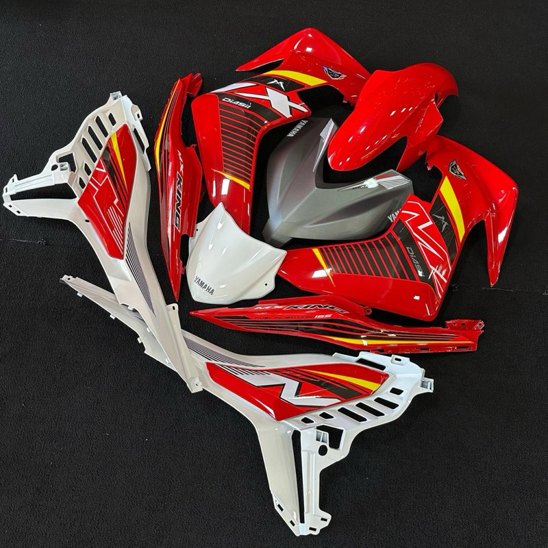 Y16 V1 COVERSET MX KING MERAH PUTIH CUSTOM 2024 HLD | Shopee Malaysia