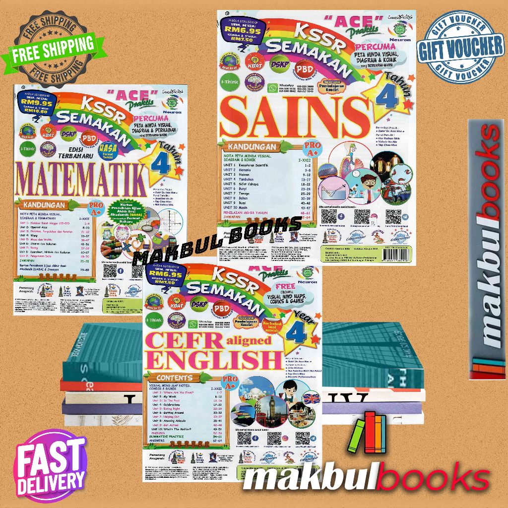 PNI NEURON: "ACE" PRAKTIS KSSR SEMAKAN YEAR 4 / TAHUN 4 ~ EDISI ...