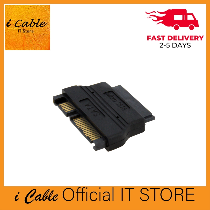 (Ready Stock) i Cable SATA (Male) to Micro SATA (Female) HDD Hard Disk ...