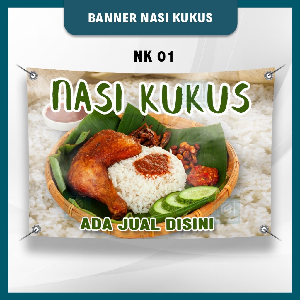 BANNER NASI KUKUS | NASI KUKUS BANNER | Shopee Malaysia