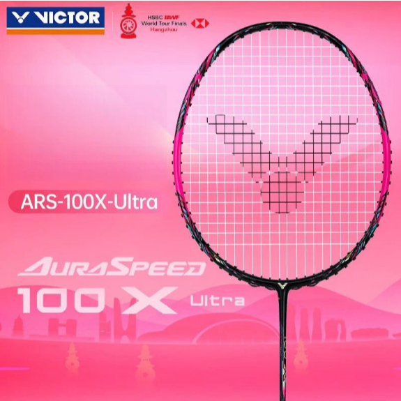 Victor Auraspeed 100X Ultra Badminton Racket [Free String + Grip ...