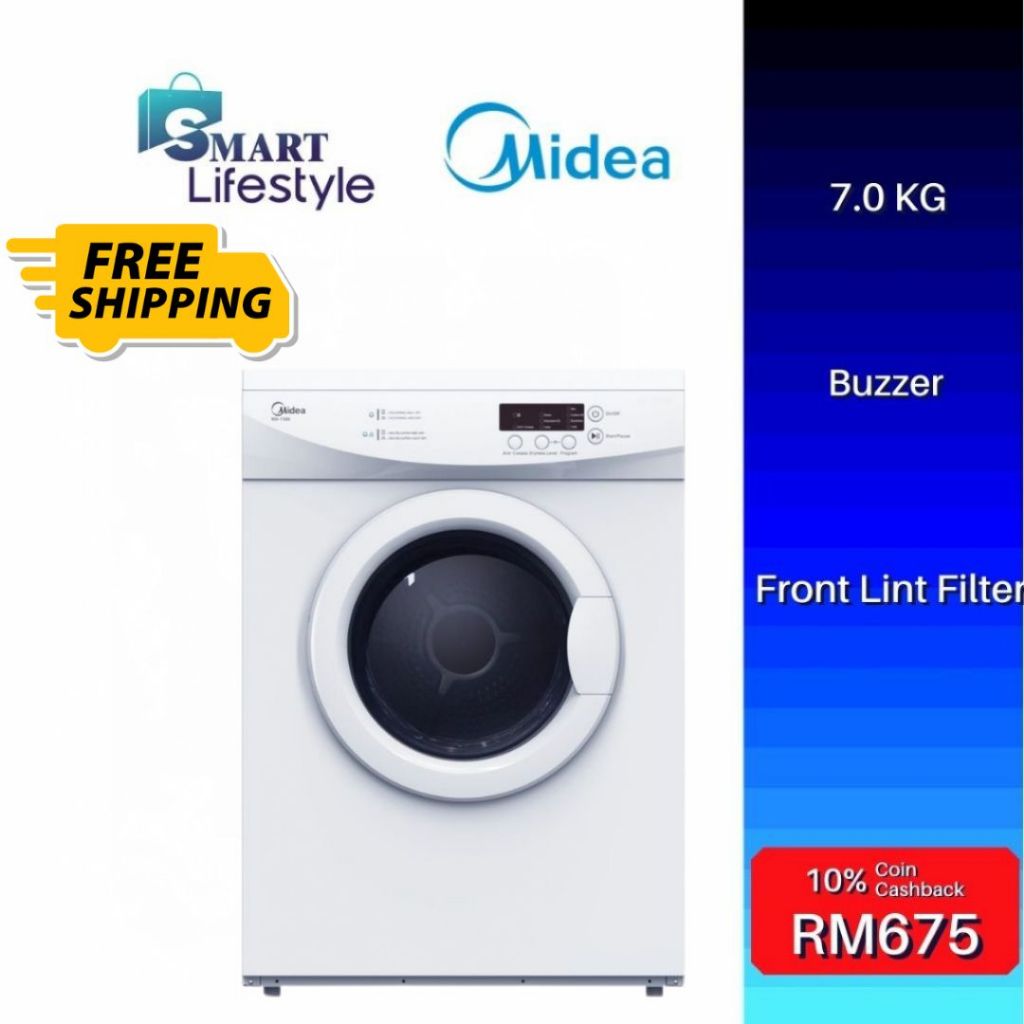 {FREE SHIPPING} Midea/Khind/Haier/Faraday/Pensonic Clothe Dryer 7KG MD ...