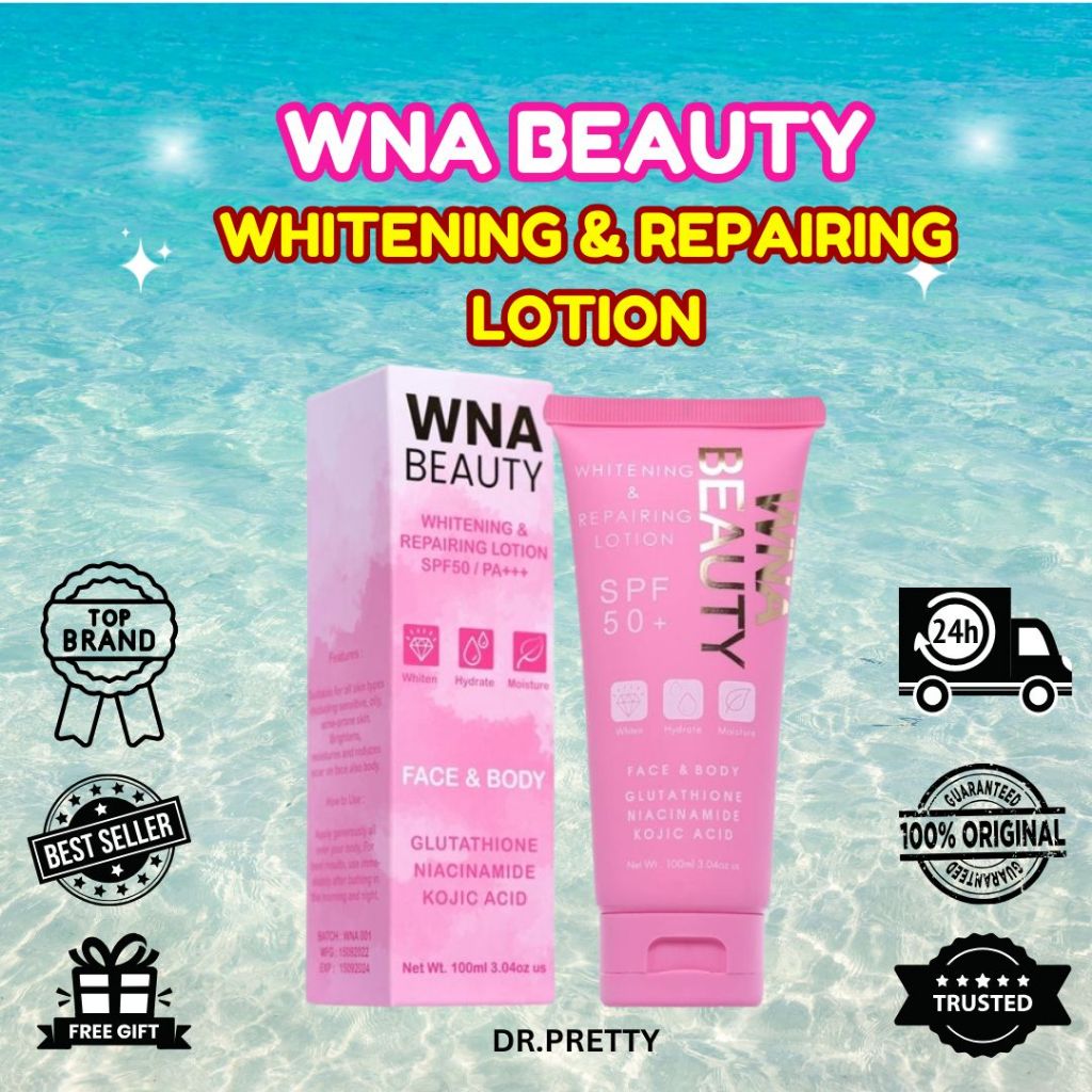 🔥 WNA BEAUTY 🔥 WNA WHITENING & REPAIRING LOTION SPF50 ORIGINAL 100% HQ ...