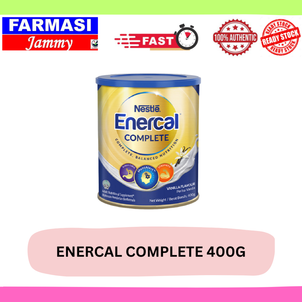 Enercal Complete Milk Formula Powder 400g - Adult Complete Nutrition ...