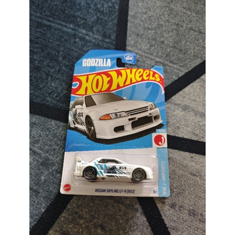 Hot Wheels Nissan Skyline GT-R R32 Godzilla (White) 🔥US Card🔥 | Shopee ...