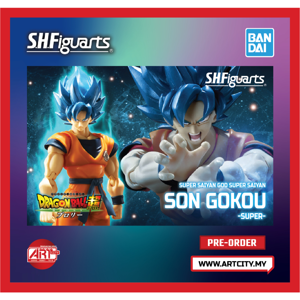 Bandai S.H.Figuarts - SHF Super Saiyan God Super Saiyan Son Goku - Super - Dragon Ball Super ...
