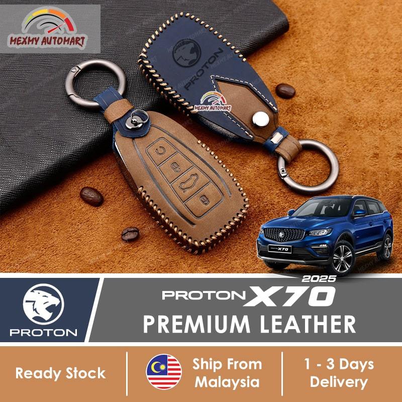 Proton X70 Facelift 2025 Cowhide Leather Key Cover Horse Leather Remote ...