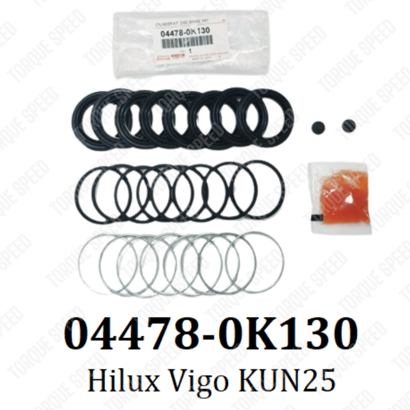Toyota Brake Caliper Seal Repair Kit Front 04478-0K130 Hilux Vigo KUN25 ...