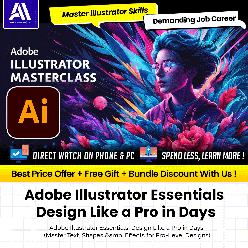 Video Course - Adobe Illustrator Essentials Design Like a Pro in Days ...