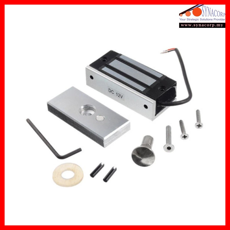 80mm 60kg 12V / 24V DC Electromagnetic Lock 60KG 12V 24V Electronic ...