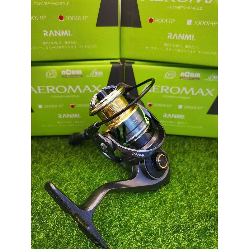 RYOBI RANMI AEROMAX 800HP/ 1000HP/ 2000HP/ 2500HP SPINNING REEL ...