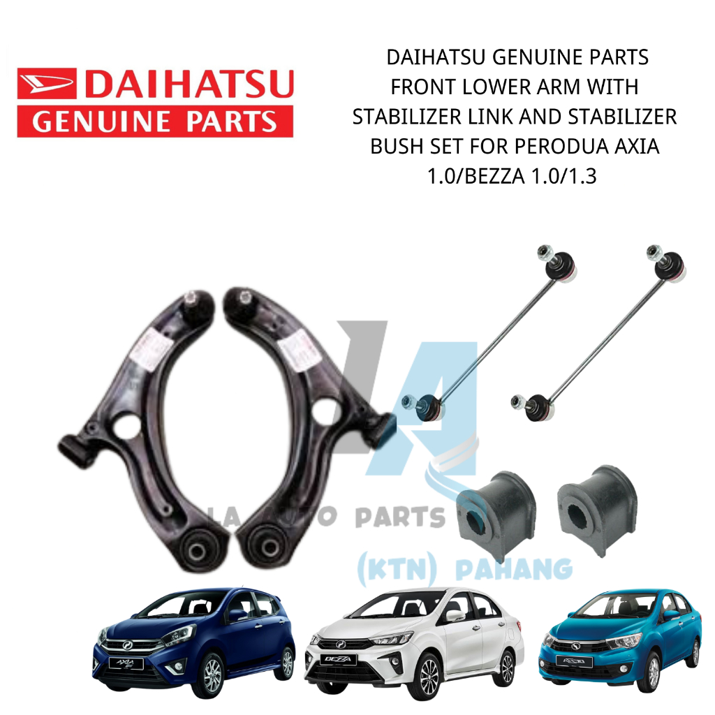 DAIHATSU GENUINE PARTS FRONT LOWER ARM WITH STABILIZER LINK AND ...
