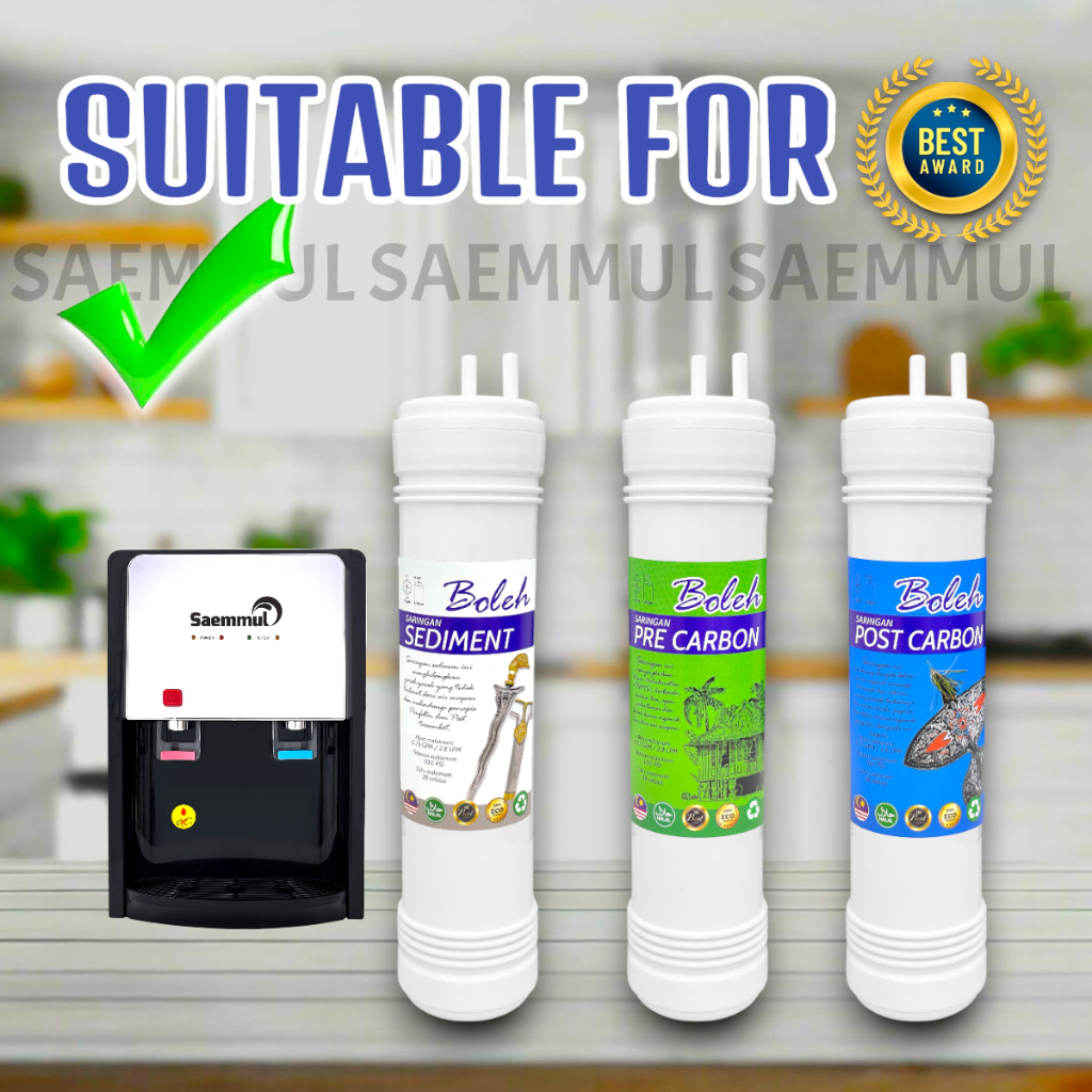 Korea Tech Mineral Water Filter 10" U TYPE Halal Filter Cartridge Magic ...