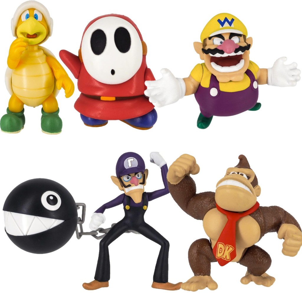 Super Mario Figure Collection Hammer Bros./Chain Chomp/Heyho/Wario/Waluigi/Donkey Kong Japan ...