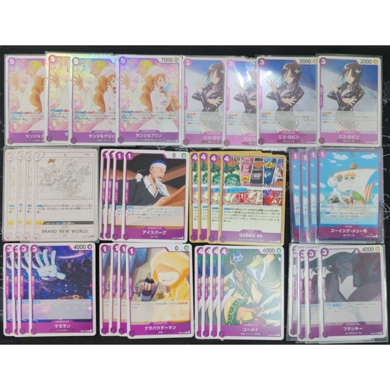 One Piece TCG [EB02] PURPLE COLOR SET | Shopee Malaysia
