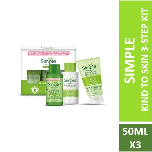SIMPLE 3-STEP KIT 50ML ( EXP 01/08/2025 ) | Shopee Malaysia