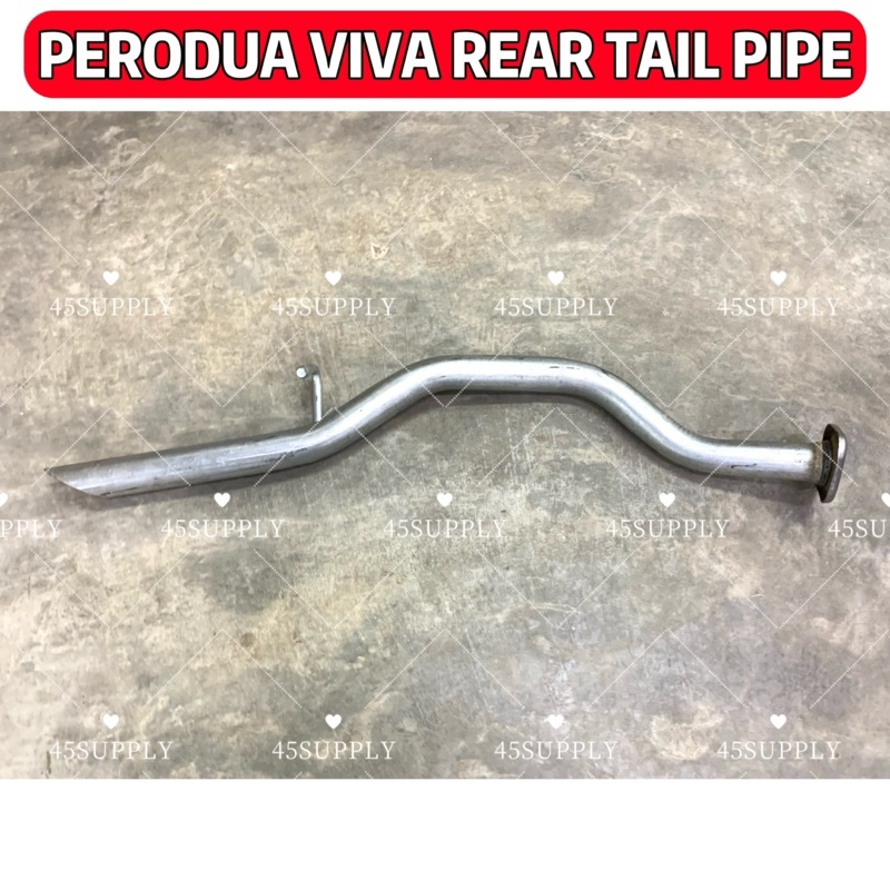 PERODUA VIVA TAIL PIPE EXHAUST REAR REPLACEMENT PLUG&PLAY(TAK KARAT ...