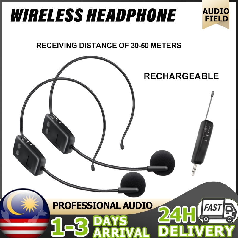 Headset Wireless Microphone Headset Mic Head Microphone Wireless ...