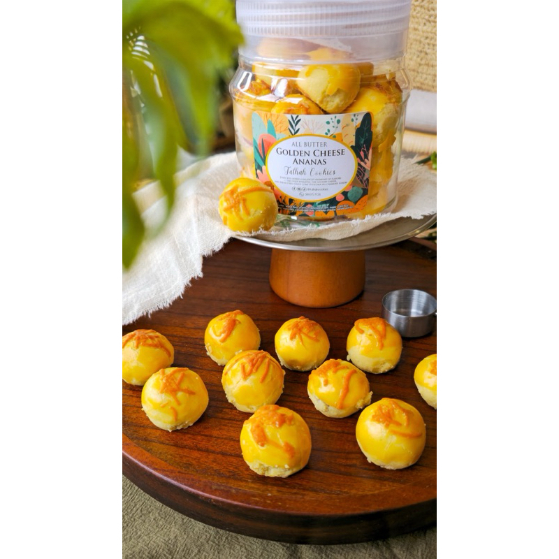 Biskut Raya Talhah Cookies Golden Cheese Ananas | Shopee Malaysia
