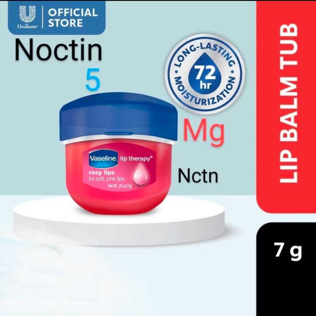 Vaseline Nctn Lip Balm Rosy Lips M 5g Cocoa Butter Creme 10papan Natural Nourishing Plant Lip ...