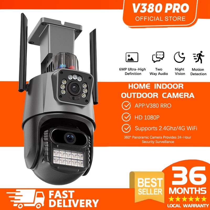 V380 Pro Wireless Dual lens SC08 Outdoor Waterproof Wifi 360 Cctv ...