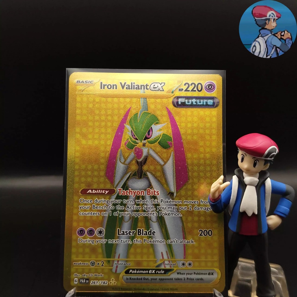 Iron Valiant ex - 261/182 - Gold Secret - Paradox Rift | Shopee Malaysia