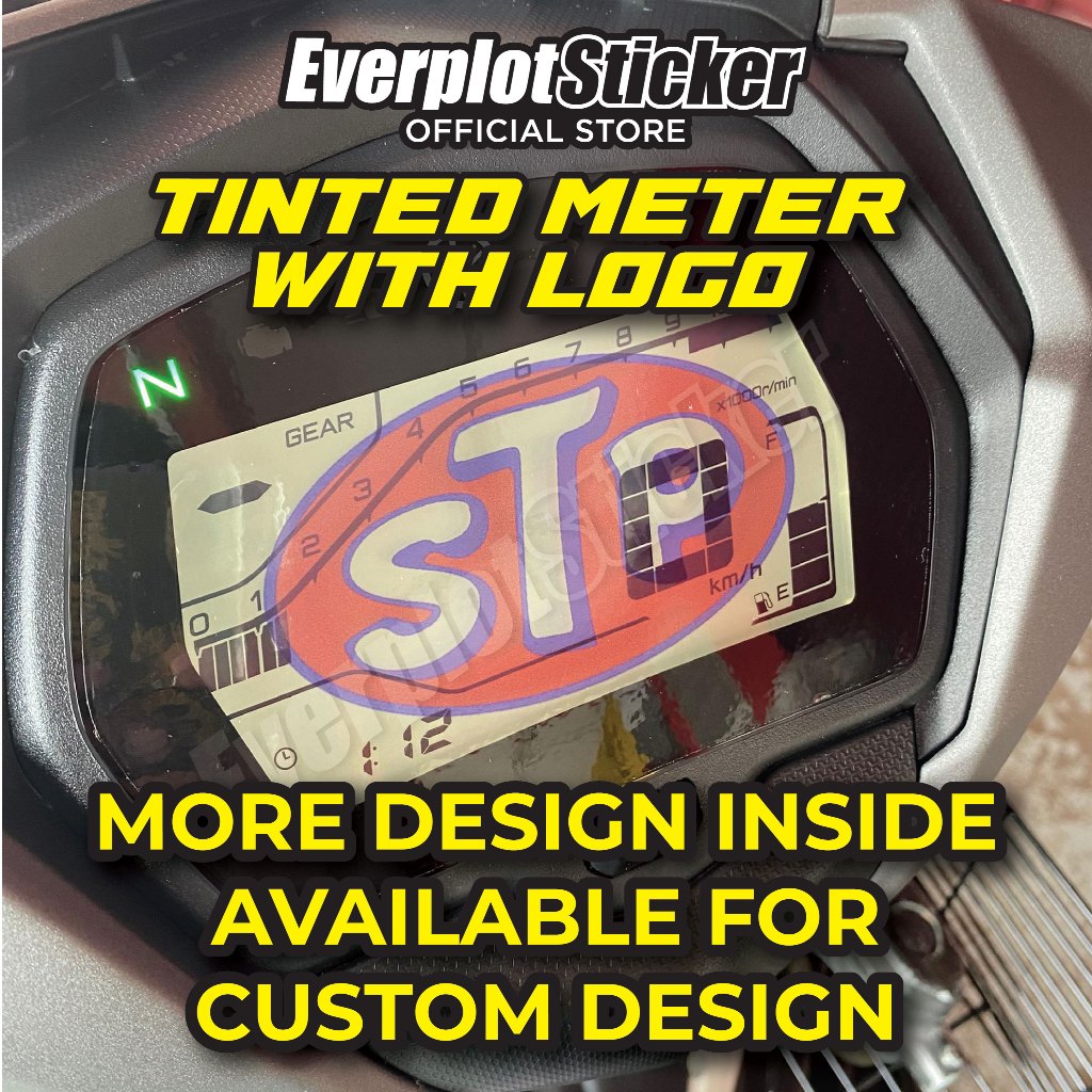Tinted Meter Y16 dan LCv8 Transparent with LOGO (TAMPAL LUAR) available ...