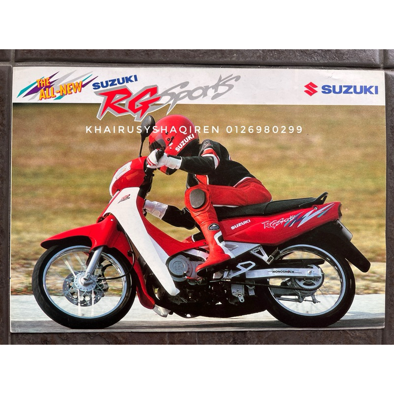 Suzuki RG Sport / RGS Original Printed Brochure / Pamphlet | Shopee ...