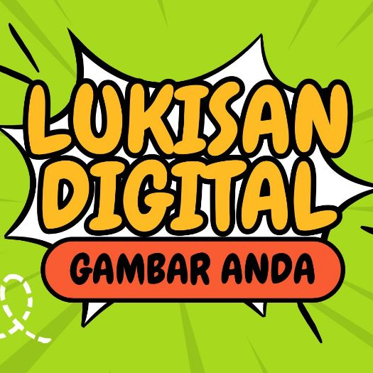 Lukisan Potrait Digital | Self - Potraits Digital Drawing | Lukisan ...