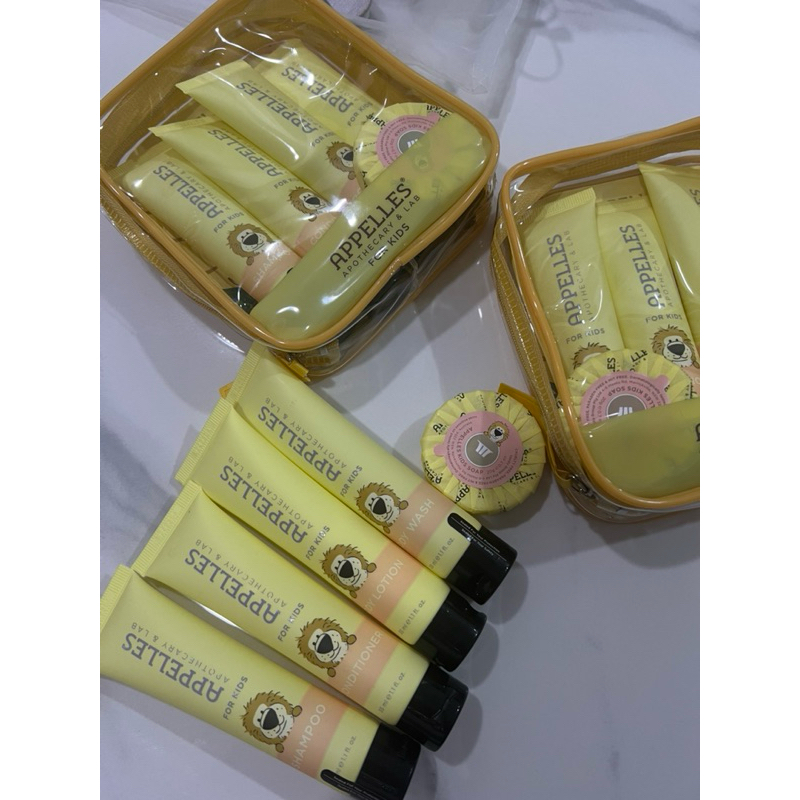 APPELLES® APOTHECARY & LAB FOR KIDS travelling shampoo set | Shopee ...
