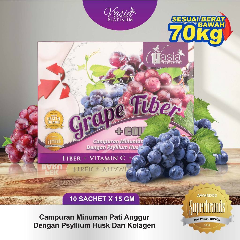 V'ASIA GRAPE FIBER - Kenyang Berpanjangan | Shopee Malaysia