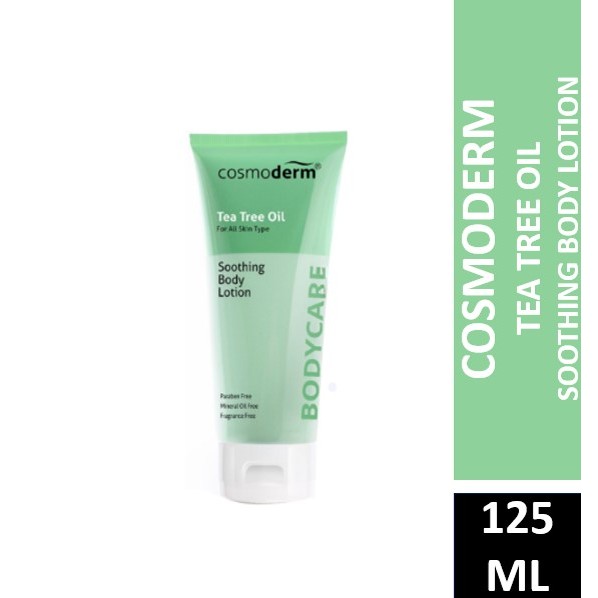 COSMODERM TEA TREE OIL SOOTHING BODY LOTION 125ML ( EXP 06/2025 AND ...