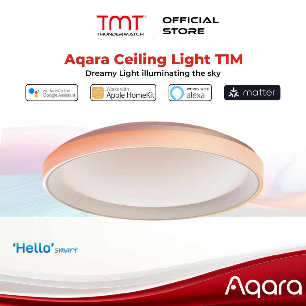 (Ready Stock) Aqara Ceiling Light With 16M+ RGB Colors T1M | Shopee ...