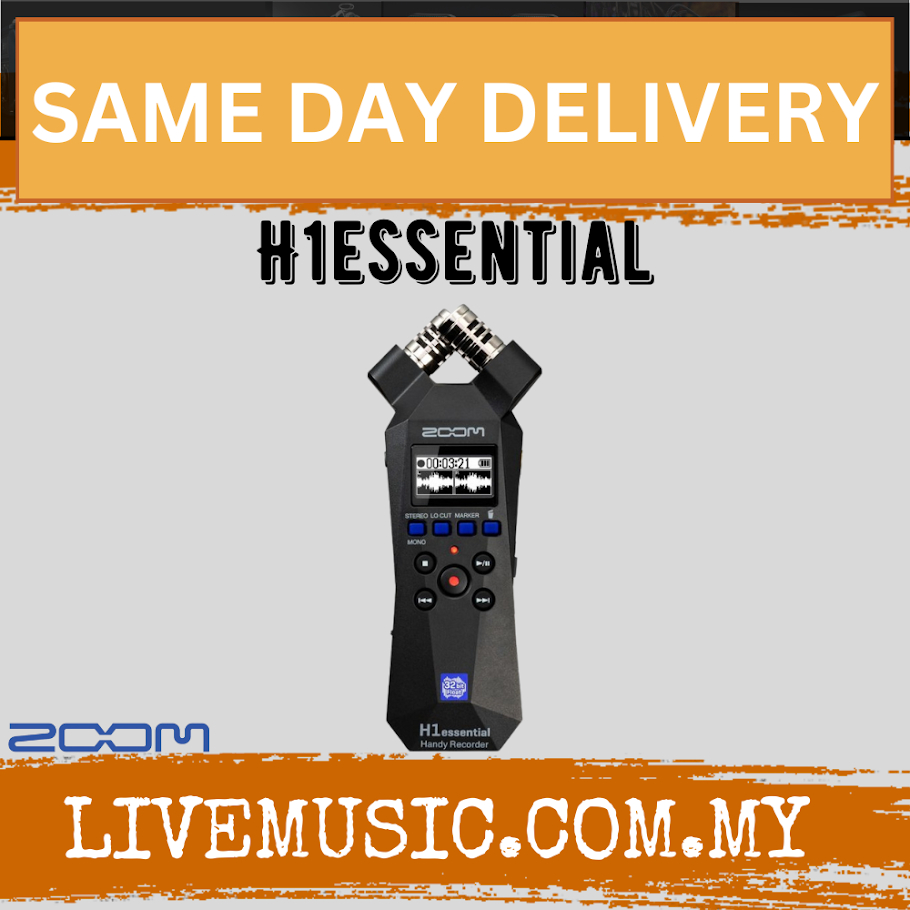 Zoom H1essential Portable Recorder ( H1 essential / H1 / H1e ) | Shopee Malaysia
