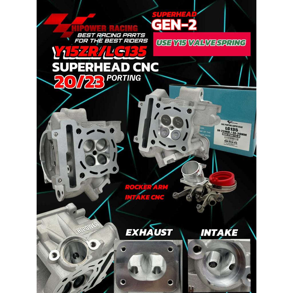 HI-POWER RACING LC135/Y15ZR CNC PORTING SUPERHEAD 19/22(NEW) 20/23 22/ ...