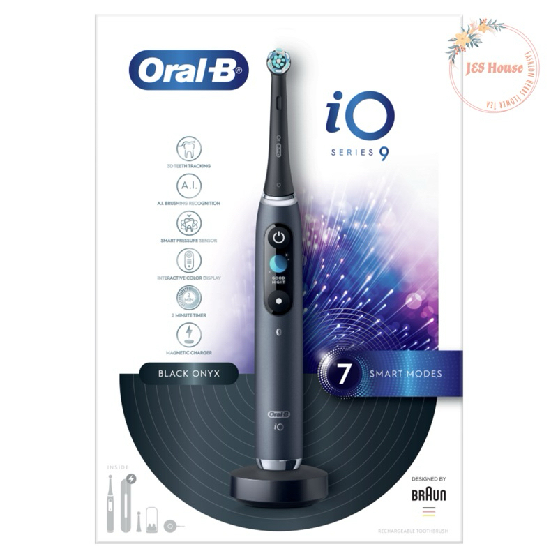 Oral-B iO Series 9 Electric Toothbrush with Micro-vibration Bluetooth A ...
