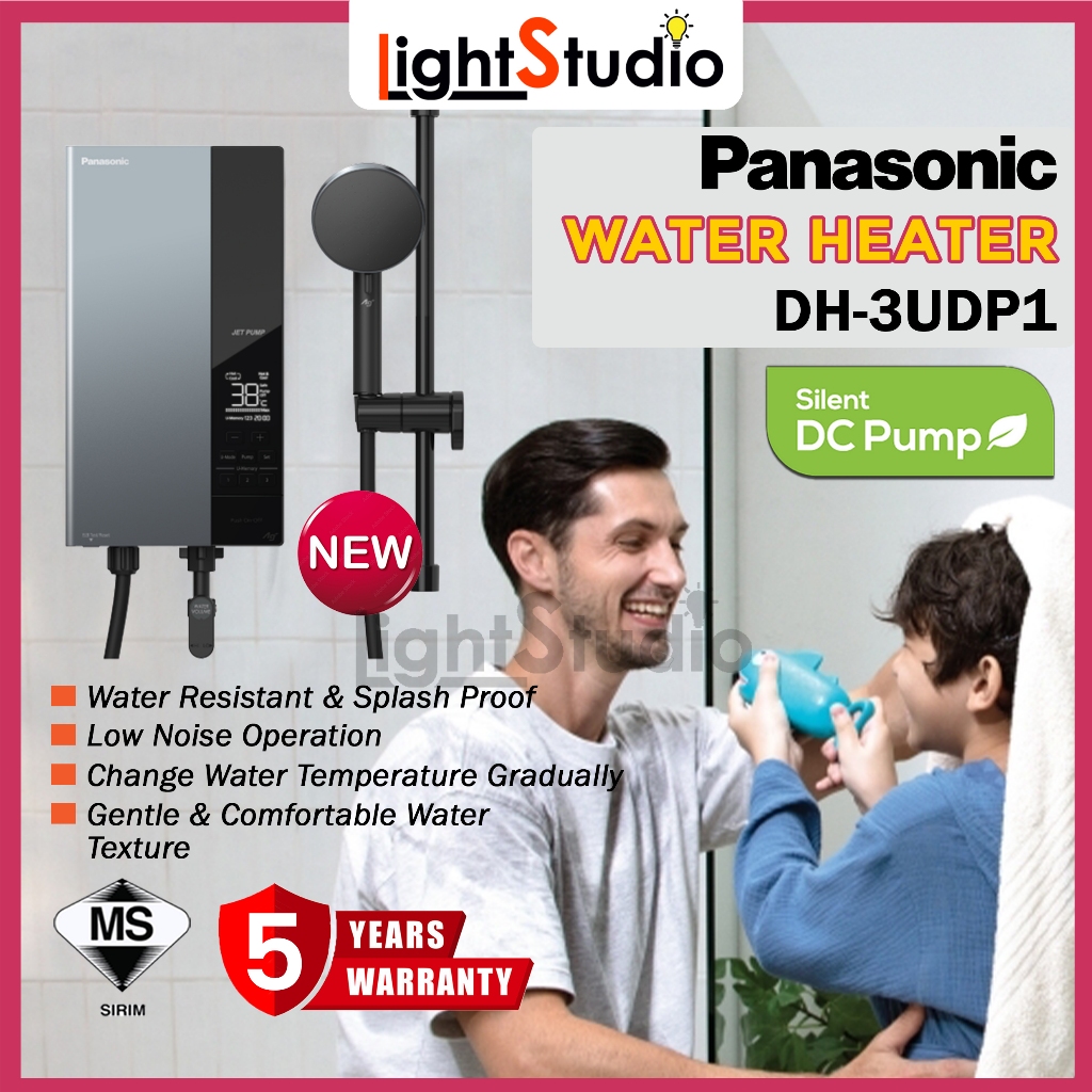 【DC PUMP】NEW Panasonic U Series Jet Pump DH-3UDP1 Water Heater (With ...