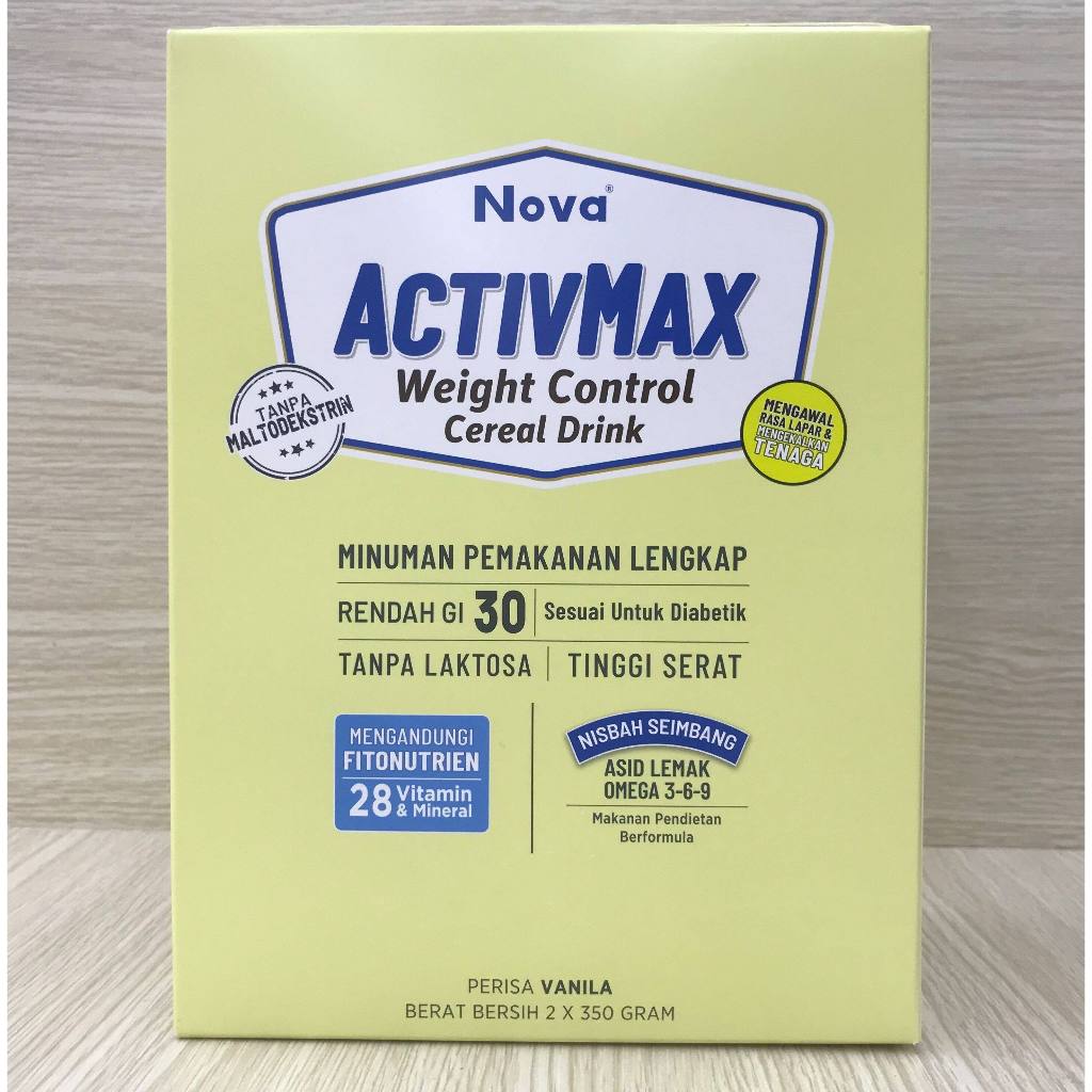 [TY PHARMACY] NOVA ACTIVMAX WEIGHT CONTROL CEREAL DRINKS (2x350gm ...