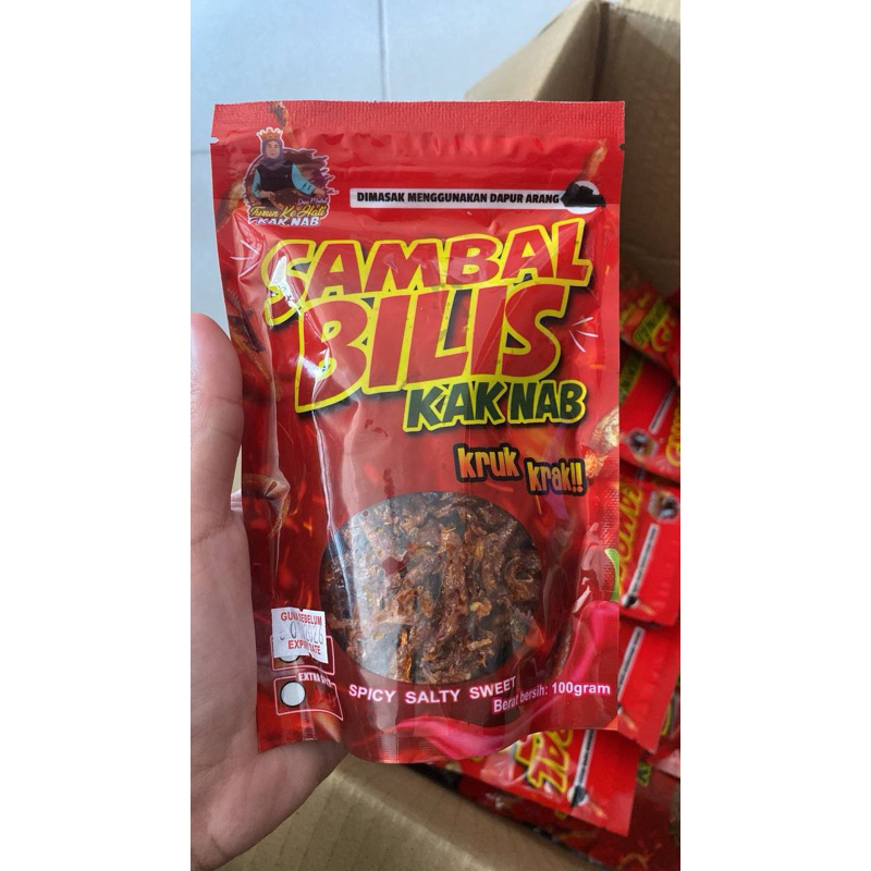 sambal bilis kak nab mini pek 100g | Shopee Malaysia