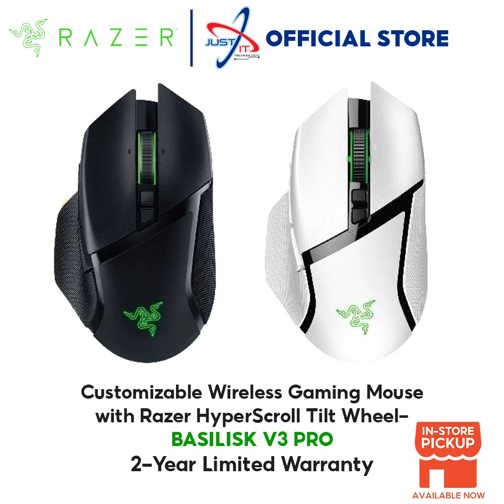 RAZER BASILISK V3 PRO - CUSTOMIZABLE WIRELESS GAMING MOUSE WITH RAZER ...