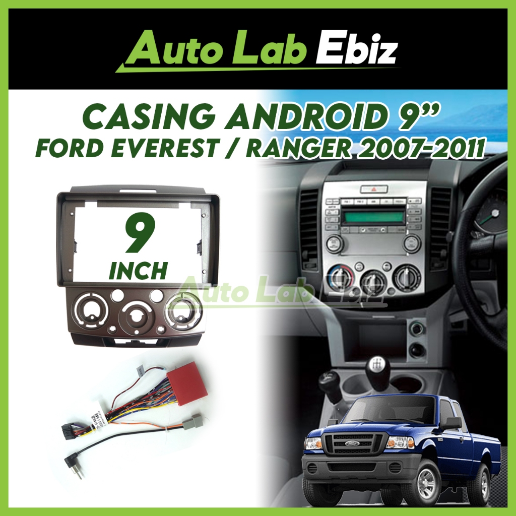 Ford Ranger / Everest 2007-2011 Android Player Casing 9" inch with Ford ...