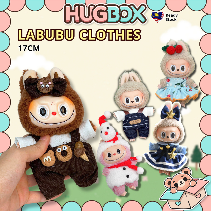 🌈HugBox Labubu Clothes V3 Baju Untuk Labubu Clothes V2 Labubu Clothing ...