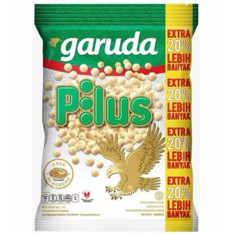 GARUDA PILUS JAJANAN PRODUK HALAL INDONESIA RASA MIE GORENG 96G | Shopee Malaysia