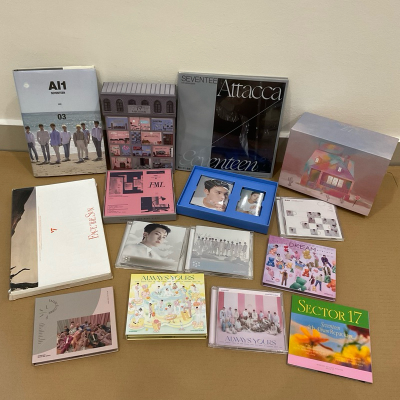 Seventeen SVT Unsealed Korean Albums and Japanese CDs | Shopee Malaysia
