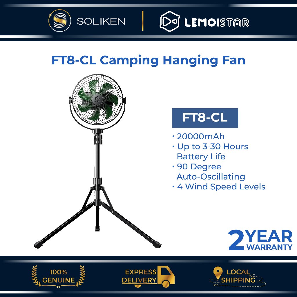 LEMOISTAR FT8-CL 20000mAh 10 Inch Foldable Extendable Detachable ...