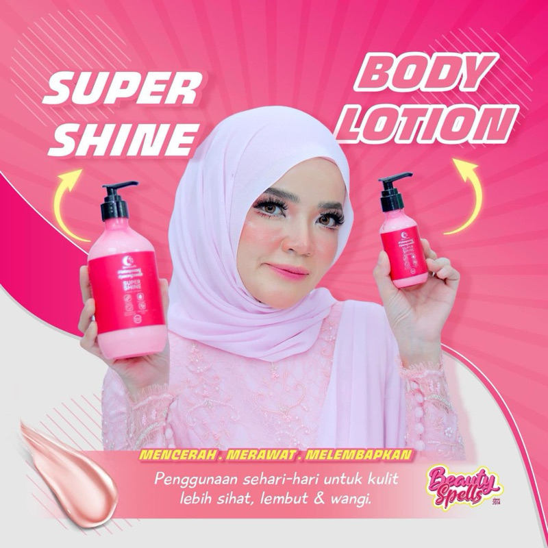 Super Shine Body Lotion | Lotion Pocong Beautyspells | Lotion ...